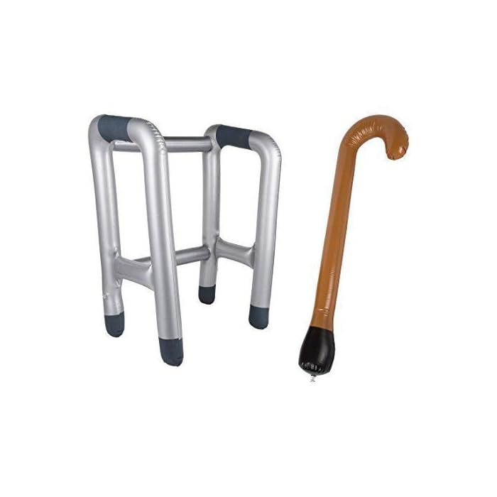 Buy Robelli Granny Blow-Up Inflatable Zimmer Frame & Walking Stick ...