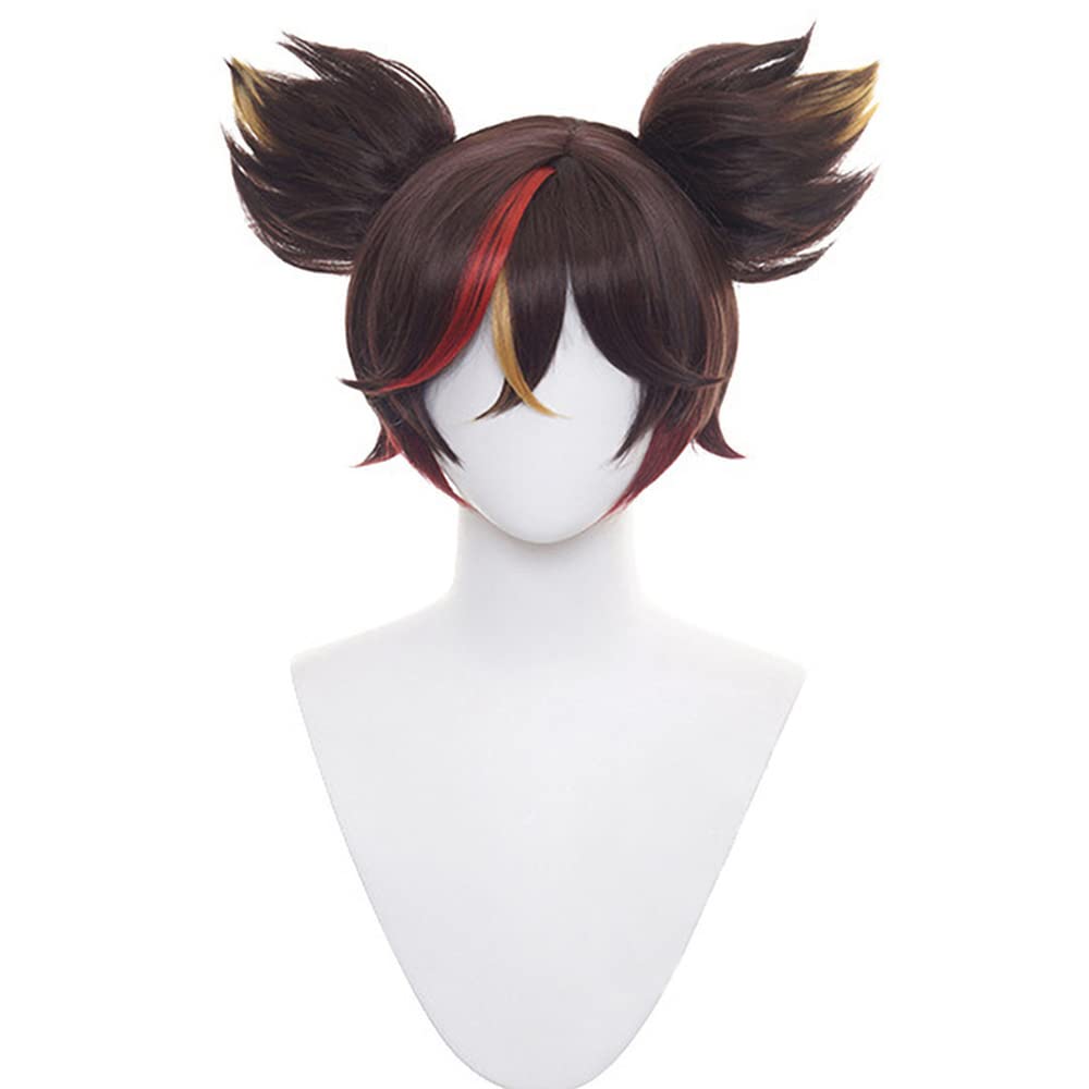 Amazon.com: ZHAOKING Xinyan Cosplay Wig Genshin Impact Cosplay Xinyan ...