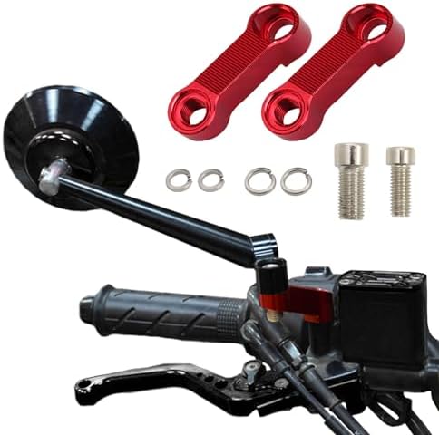 Amazon.com: 2PCS Motorcycle Mirror Extenders, Mirror Mount Risers, 10mm ...