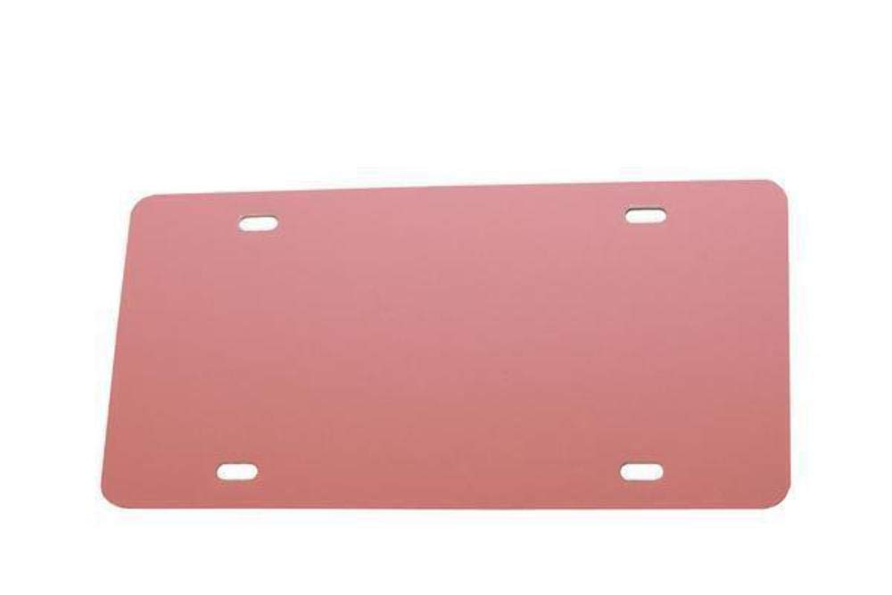 Amazon.com: Light Pink - Plastic License Plate Vinyl Blank - .020 ...