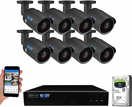 Amazon.com : GW Security 8 Channel 4K NVR 8MP AI Human & Vehicle Smart ...