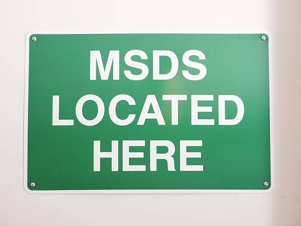 Msds Located Here Sign Sticker, Waterproof Sticker : Amazon.in: Office ...
