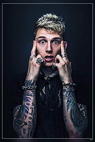 PosterWorld Machine Gun Kelly Poster Print 12 x 18 Inch (Multicolor) GI ...