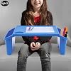 Amazon.com: Kids Lap Desk Tray with Side Pockets, Plastic Breakfast ...