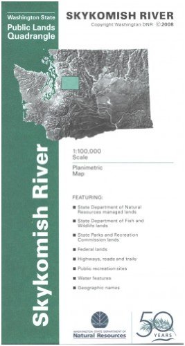 Map: Skykomish River - Surface Management: WA DNR: Amazon.com: Books