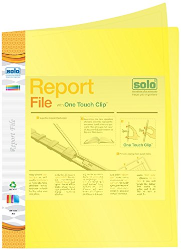 Solo RF-101 Report File A4 - Yellow : Amazon.in: Office Products