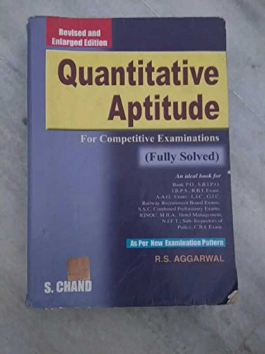 Quantitative Aptitude by RS Aggarwal : Amazon.in: Books