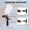 AEROPRO TOOLS R500 LVLP Air Spray Gun with Nozzles & Regulator