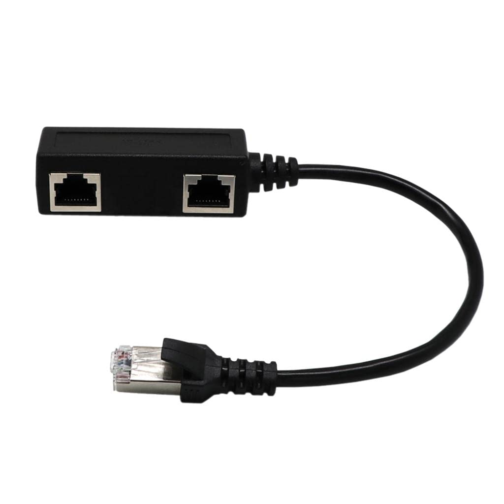 Loom Tree® 1 to 2 Socket LAN Ethernet Network RJ45 Plug Splitter ...