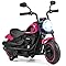 Amazon.com: HONEY JOY Ride On Motorcycle, 6V Toddler Motorcycle with LED Light, Music, Foot ...