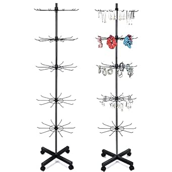 Amazon.com: Wesiti Retail Display Stand 5 Tier Spinning Display Rack ...