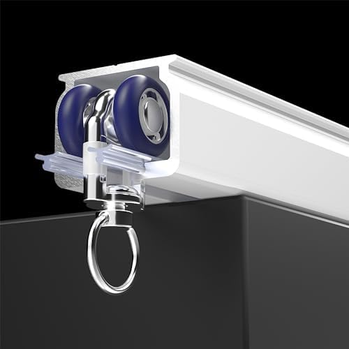 Amazon.com: YXHOMME Ceiling Curtain Track Ceiling Mounted Curtain Rail ...