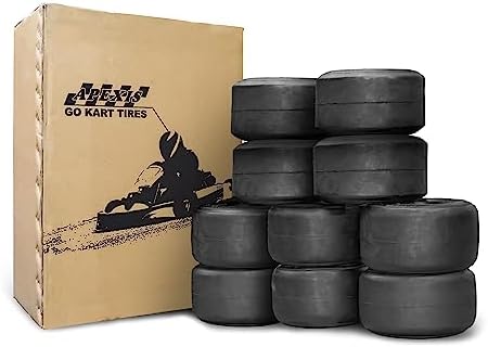 Amazon.com: APEXIS APS H1 10x4.50-5 Front Go Kart Slick Tires, 4-Ply ...
