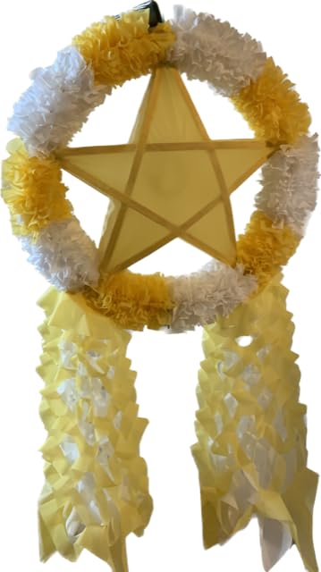 Amazon.com: Medium Size Traditional Christmas Parol (green-white ...