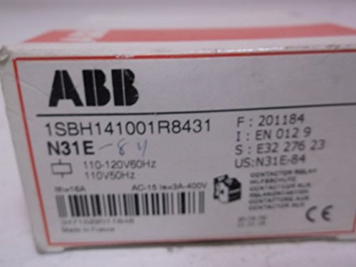 Amazon.com: ABB N31E-84 Relay,3-1,110/50,110-120/60 : Industrial ...