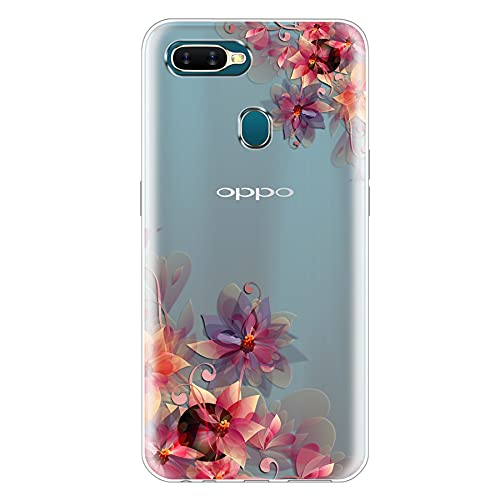 Fashionury Silicone Printed Soft Back Cover Case for Oppo A7 / Oppo A5S ...