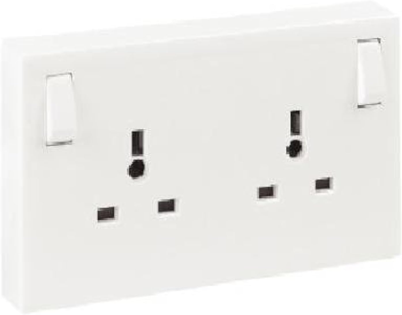 Single To Double Socket Converter (1 Gang To 2 Gang): Amazon.co.uk: DIY ...