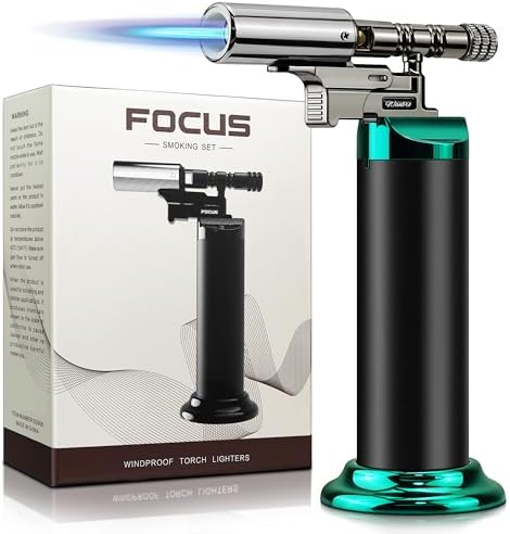 WANBRO Kitchen Butane Torch Lighter, Powerful & Windproof Jet Torch ...