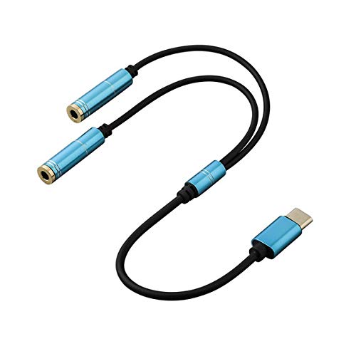 Depune Gold Plated Type c Audio Stereo Y Splitter Cable Type c Male to ...