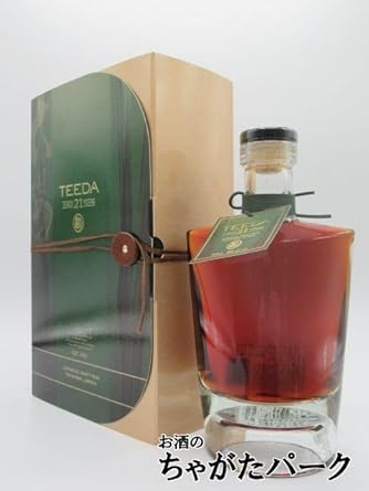 Amazon.co.jp: 限定品 ヘリオス酒造 TEEDA (ティーダ) 21年 ギフト箱付き 沖縄産 ダークラム 48度 700ml ...
