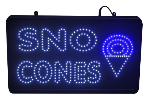 Snapklik.com : Paragon SNO-Cone LED Lighted Sign