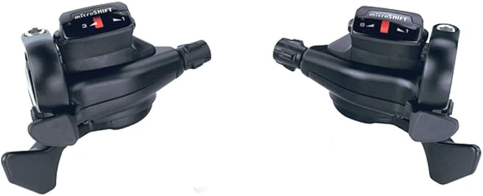 Amazon.com : MicroShift Mezzo Triple 3 x 8 speed Shift Levers TS70-8 ...