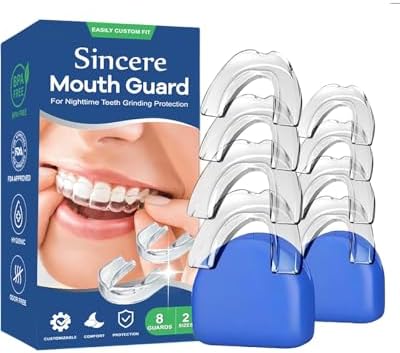 Amazon.com: 24 Mouth Guard for Grinding Teeth at Night, 2 Sizes, Teeth ...
