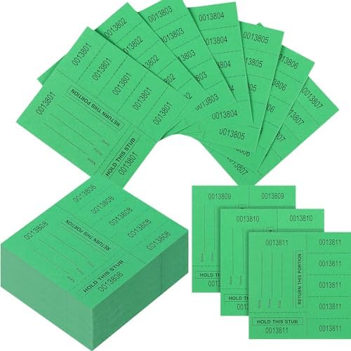 Amazon.com : Kosiz 300 Sheets Raffle Tickets Sheets Hold This Stub ...