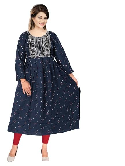 Buy Shree Shivam SS reyon Print Regular Best Kurti for Woman Size XL ...
