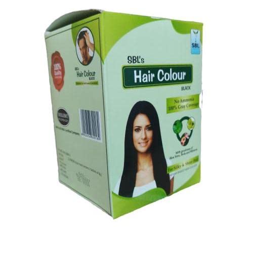 Buy SBL's Hair Colour,8g (Black) Pack of 12 Online at Low Prices in ...