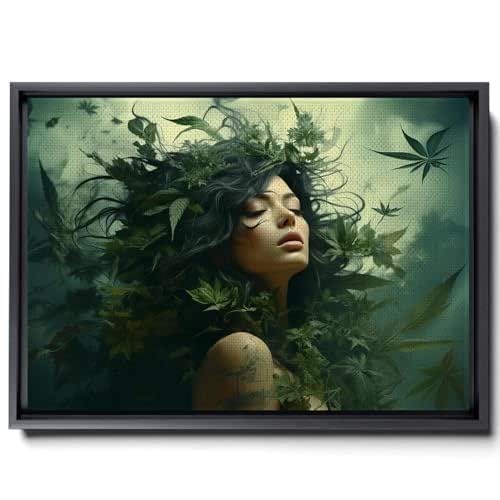 Amazon.com: queen marijuana Wall Decor Print, Marijuana Wall Art ...