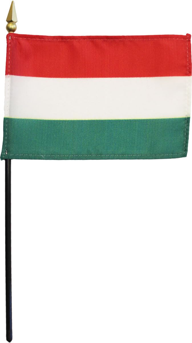 Amazon.com : Hungary - 4 in x 6 in World Stick Flag : Patio, Lawn & Garden