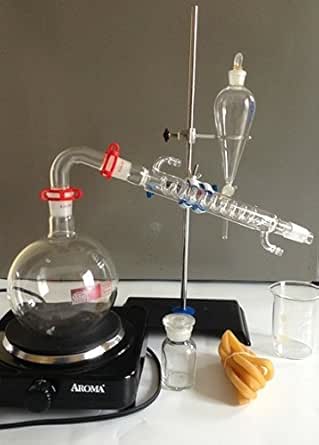 1000 Essential Oil steam Distillation Apparatus kit: Amazon.com ...