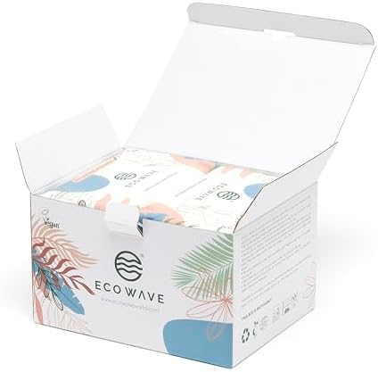 Amazon.com: Eco Wave Baby Wipes, 100% Compostable Eco-Friendly Bamboo ...