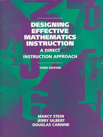 Amazon.com: Designing Effective Mathematics Instruction: A Direct ...