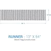 Amazon.com: Park Designs Gray Hartwick Chindi Stripe Table Runner 13" X ...