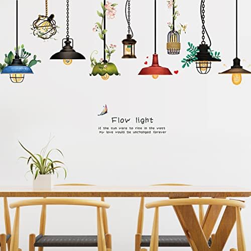 Decals Design 'Black Antique Street Lamp with Butterflies' Wall Sticker ...