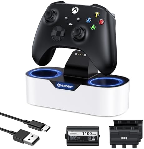 Amazon.com: NEWDERY Solo Charger Station for Xbox Wireless Controllers ...