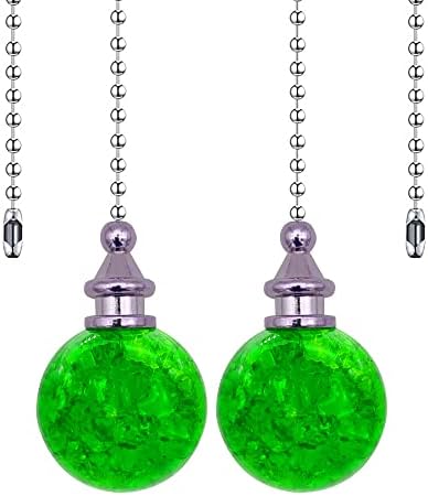 2 Pack Dotlite Crystal Ceiling Fan Pull Chain Accessories, Decorative ...