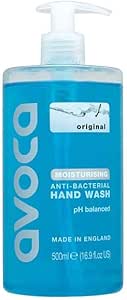 Avoca Original Moisturising Anti-Bacterial Hand Wash 6x500ml (LS234 ...