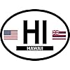 Amazon.com: Hawaii Oval Decal for auto, Truck or Boat : Sports & Outdoors