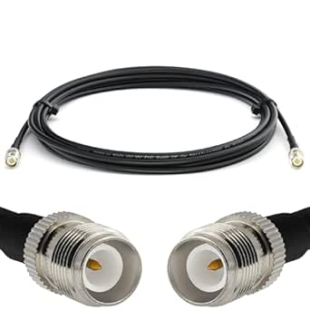 RP-TNC Female Extension Cable 30cm / 1ft Jumper Low Loss RG58 Coax RF Coaxial for WiFi Antenna ...