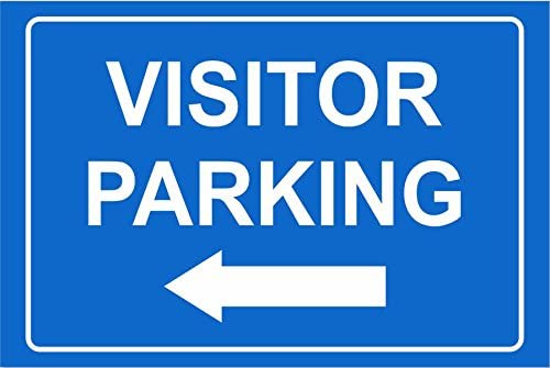 SIGN WORLD_Visitor Parking Sign Board on 3 MM Foam Board (SET of 2 Nos ...