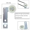 Amazon.com: Dryer Idler Pulley Kit Drum Roller Repair Kit May-tag ...