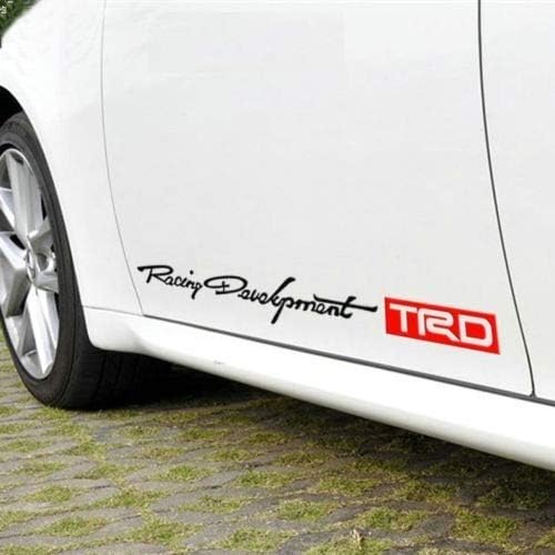 ARWY TRD 2PCS Car Racing Development Sticker Decals for Toyota Racing ...
