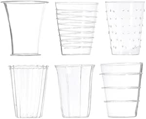 Amazon.com | Roost "Dainty" Glasses (Set of 6): Old Fashioned Glasses ...