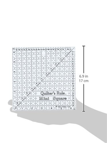 Quilter's 6x6x6-Inch Mini Square Ruler