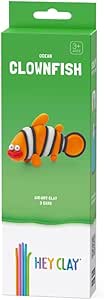 Hey Clay Clownfish Modelling Clay Small Set Clown Fish Modelling Clay ...