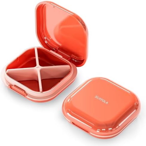 Amazon.com: ONTERATE Small Pill Case, Travel Pill Box, Portable Pill ...