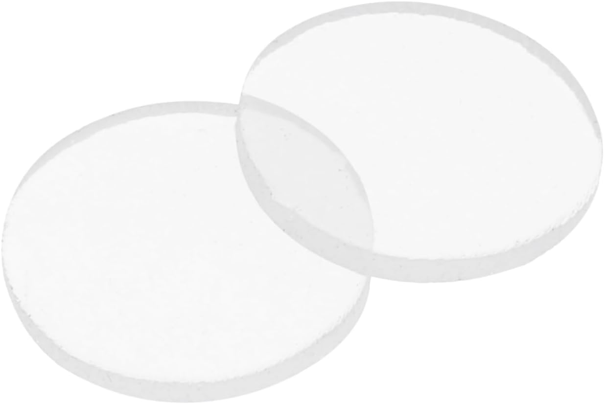 PATIKIL Glass Table Top Anti Slip Pads, 10Pcs 5mm Dia x 1mm Thick Clear ...